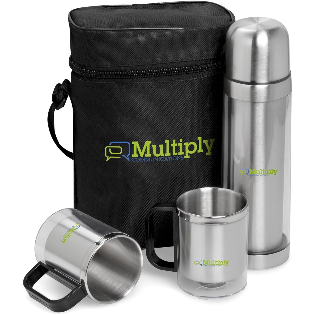 Admiral Stainless Steel Vacuum Flask & Mug Set – Gift Africa