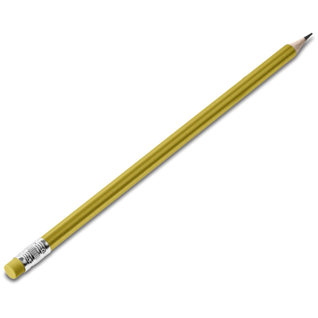 Razzmatazz Wooden Pencil – Gold – Gift Africa