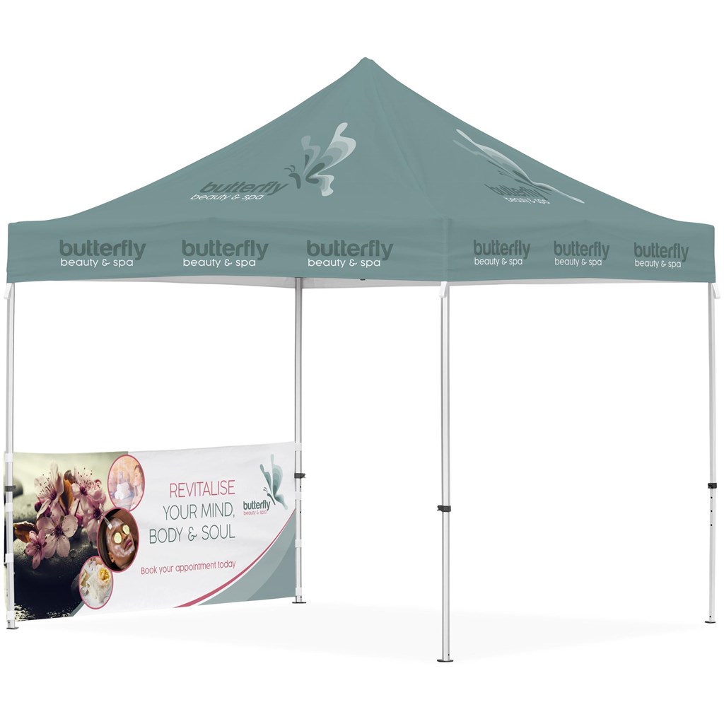 Ovation Sublimated Gazebo 3m X 3m – 1 Half-Wall Skin – Gift Africa