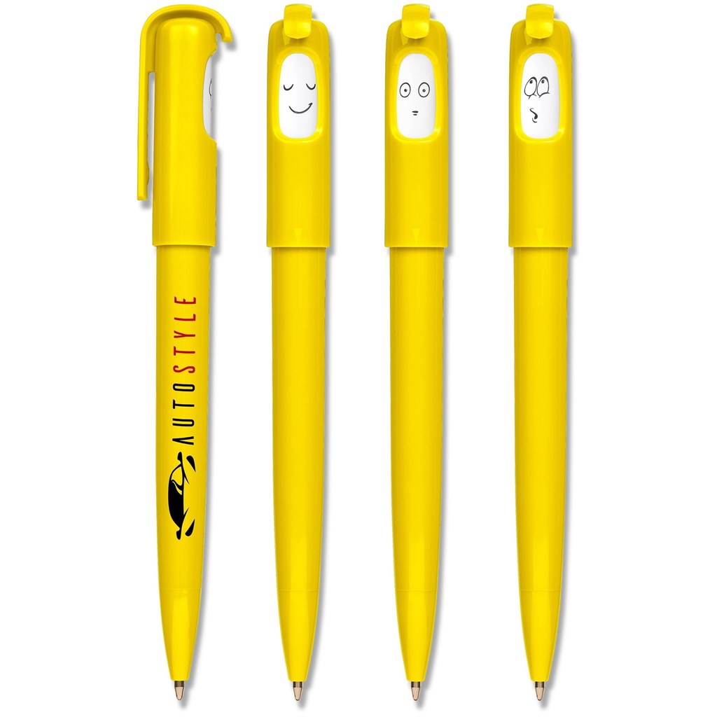 Koko Smiley Ball Pen – Yellow – Gift Africa
